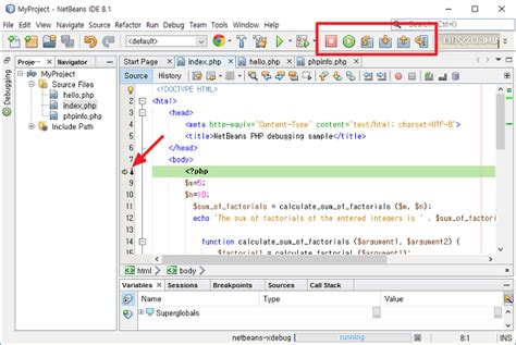 NetBeans 디버깅환경 설정