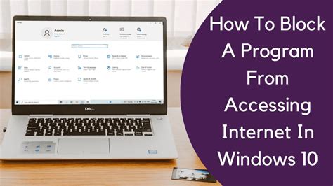 how to block a program from accessing the internet in windows 10