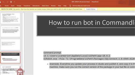 Rpa Uipath How To Run Attended Bot Without Orchestrator Youtube