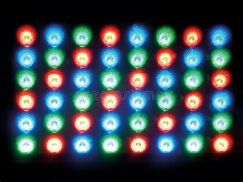 LED Matrix RGB Stock Image Image Of Pixel Grid Black