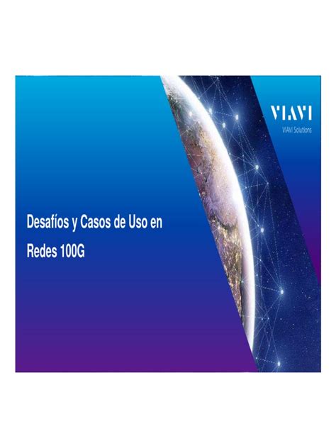 Sesion 100g Ethernet Testing Mts 5800 100g Viavi Pdf Telecomunicaciones Protocolos De