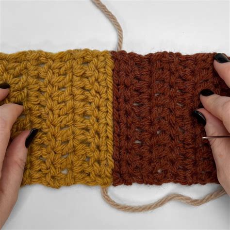 Interlocking Mattress Stitch Seaming Tutorial Revel Crochet