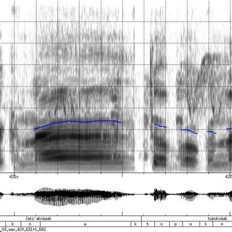 Spectrogram Illustrating An Excerpt Of Ritual Discourse With Download Scientific Diagram