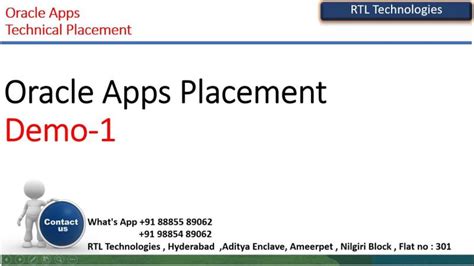 Khadeer Khadeer On Linkedin Oracle Apps Technical Placement Batch