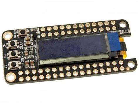 Buy FeatherWing OLED 128x32px At The Right Price Electrokit
