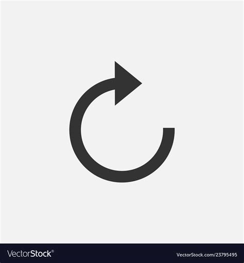 Refresh Icon Royalty Free Vector Image Vectorstock
