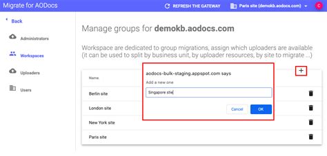 Administrators Set Up And Manage Migrate For Aodocs Aodocs Knowledge
