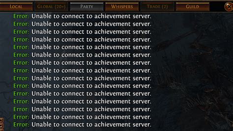 Unable To Connect To Achievement Server Anyone Else Experiencing