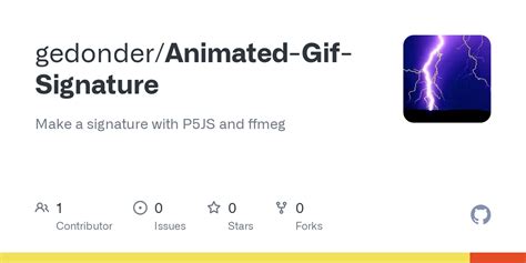 Github Gedonderanimated  Signature Make A Signature With P5js And Ffmeg