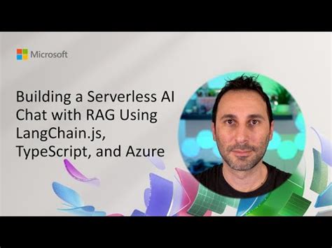 Building a Serverless AI Chat with RAG Using LangChain.js, TypeScript, and Azure - YouTube