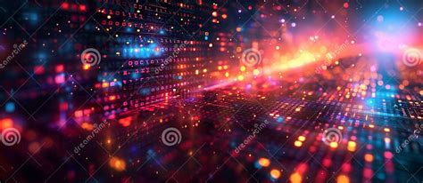 Digital Background Perfect For Tech Processes Neural Networks