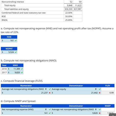 direct computation of nonoperating returna compute