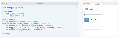 NiceGUI让Python变身为Web应用开发大师的神器 极客之音