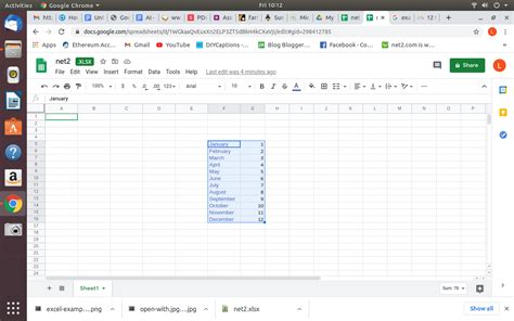 How To Create A Basic Chart In Google Sheets