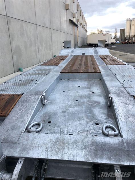 Möslein Ta4 Schwebheim 4 Achs Tieflader Anhänger Neufah Allemagne