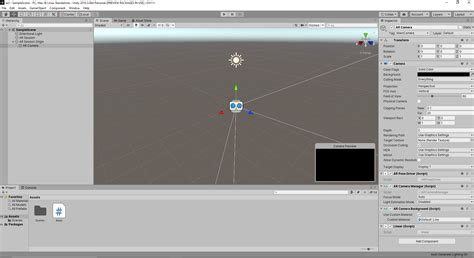 Unity 20193 Ar Foundation Camera Black And No Preview Unity Engine