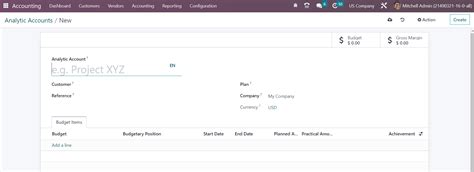 Analytic Accounts In Odoo 16 Accounting Odoo V16 Enterprise Edition Book