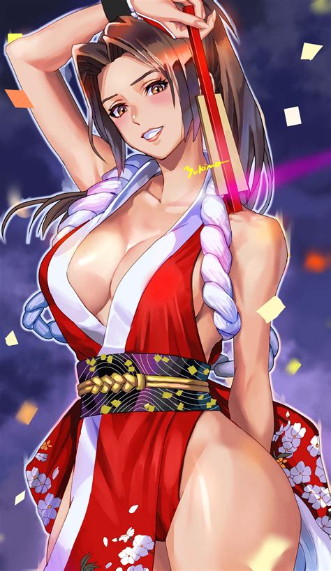 Shiranui Mai Fatal Fury Drawn By Yukinoshinf Danbooru