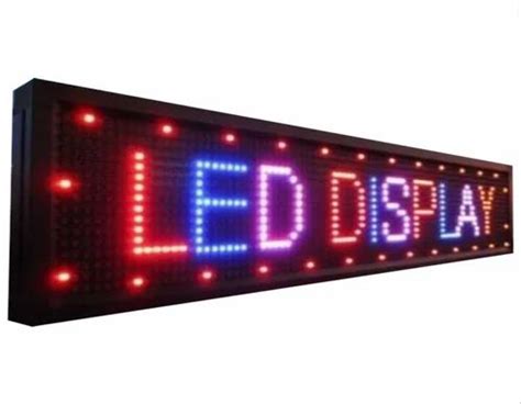 Power Consumption 240V Wall Mounted Running LED Display Board At Rs 1550 Sq Ft In Chandigarh