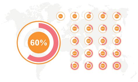 Pie Chart Infographic Element Set 38282497 Vector Art At Vecteezy