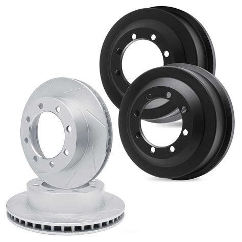Disc Brake Pad And Rotor Drum Brake Shoe And Drum Kit 2 Wheel Abs R1