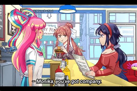 monika mita crazy mita fany sone miyuki and 1 more doki doki