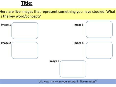 History Retrieval Practice Starter Ideas Template Teaching Resources