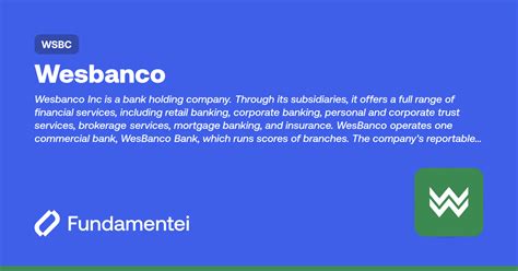 Wsbc Wesbanco Fundamentei