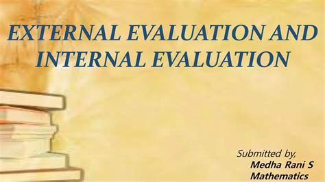 External And Internal Evaluation Pptx