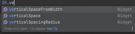 error the getter setverticalspacing isn t defined for the type int