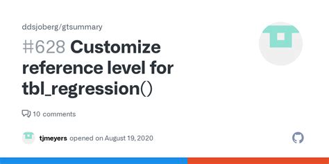 Customize Reference Level For Tbl Regression Issue Ddsjoberg Gtsummary GitHub