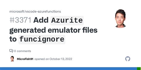 add `azurite` generated emulator files to `funcignore` · issue 3371