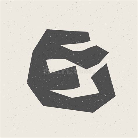 Abstract Application Shape Form Symbol Minimalist Poster Print Template Stock Illustration