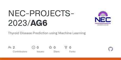 ag6 thyroid ml code ipynb at main · nec projects 2023 ag6 · github