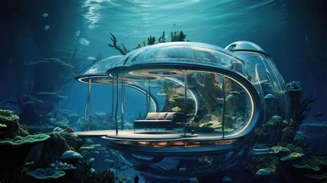 Premium Photo Futuristic Underwater Habitats Architecture