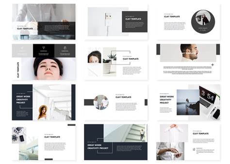 Clay Powerpoint Template Incl Bright And Clean Envato