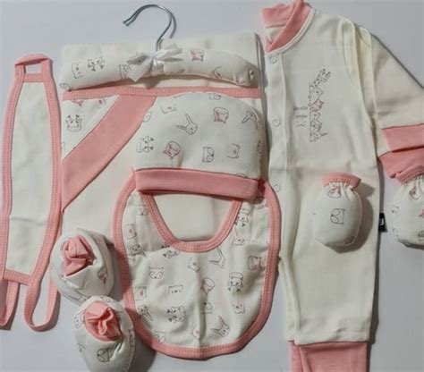 ست لباس نوزادی بیمارستانی؛ پسرانه دخترانه ضد حساسیت سایز 0 1 آراد