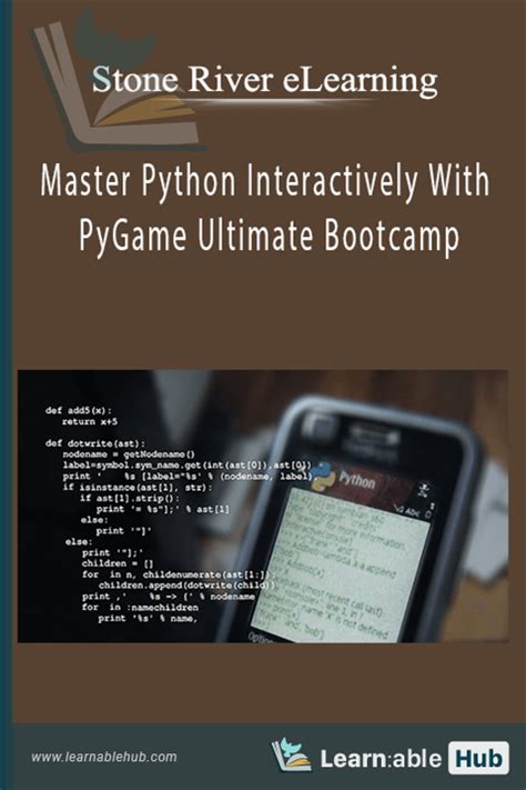 master python interactively with pygame ultimate bootcamp stone river