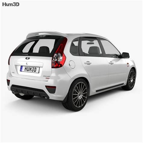 Lada Kalina (2192) Sport 2014 3D model - Hum3D