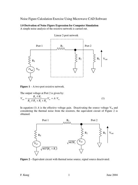 Small Signal Noise Simulation Pdf Signal To Noise Ratio Signal