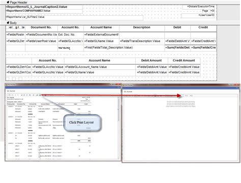 Rtc Error When Click Print Layout —