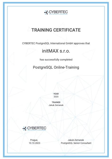 PostgreSQL High Availability Patroni InitMAX S R O