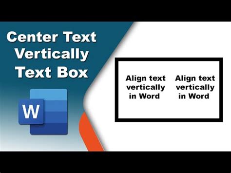How To Center Text Vertically In A Text Box In Word The Graphic Home