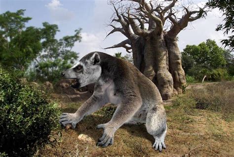 Megaladapis Edwardsi † Lemur Koalovitý Lemuridae Dříve Lepilemuridae