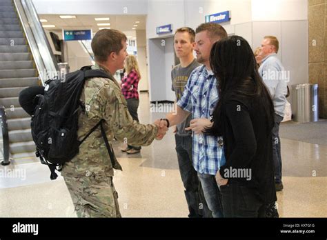 Soldiers Of The Utah National Guards 19th Special Forces Return From