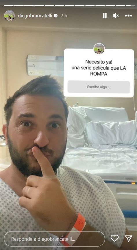 Diego Brancatelli Continúa Internado Y Se Sometió A Un Bloqueo Lumbar Infobae
