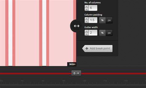 Custom Grid Design For Structured Website Mockups
