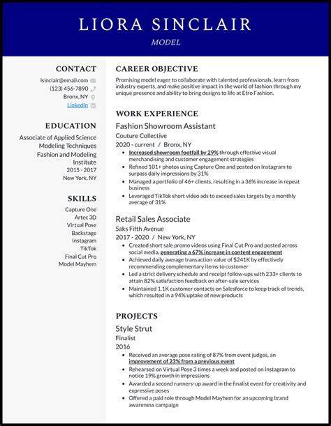 7 Model Resume Examples To Steal The Show In 2025