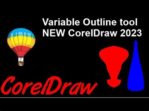 CorelDraw Tips Tricks Variable Outline Tool CorelDraw YouTube