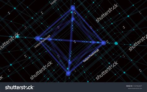 Blockchain Technology Concept Big Data Visualization Stock Illustration Shutterstock